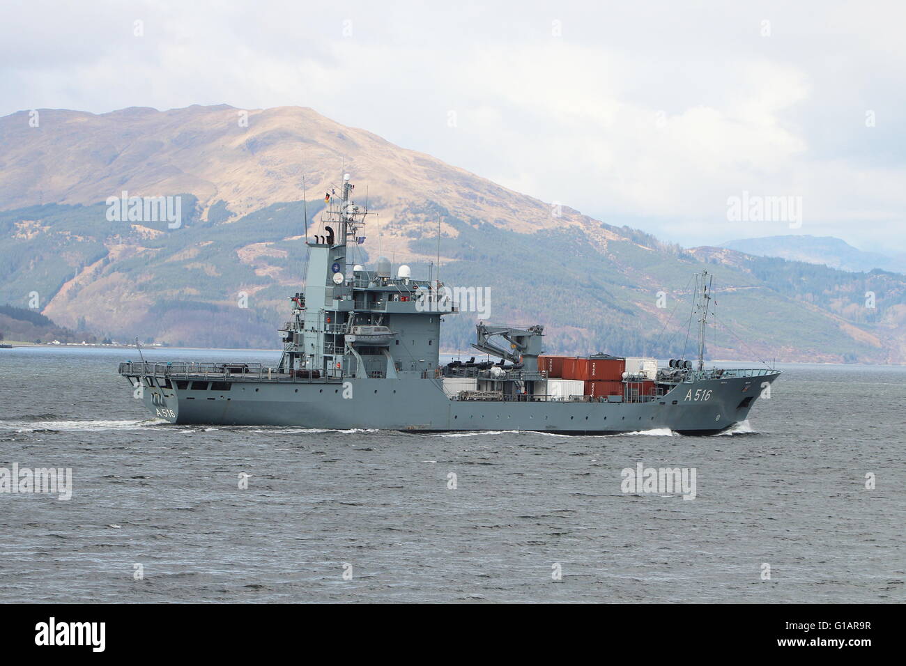 German navy elbe class replenishment hi-res stock photography and ...
