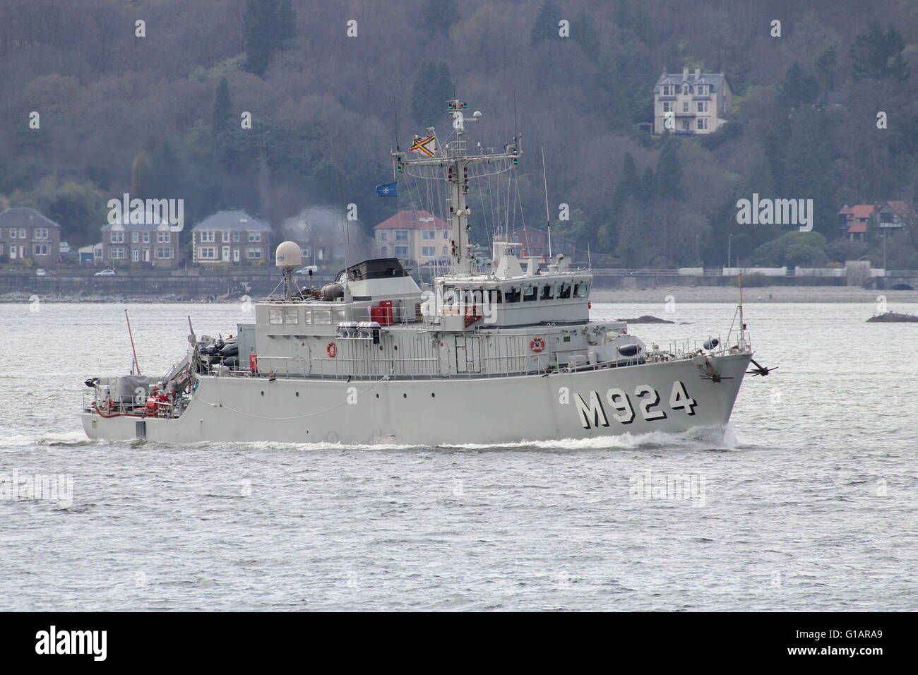 BNS Primula (M924), a Flower-class (Tripartite) minesweeper of the ...