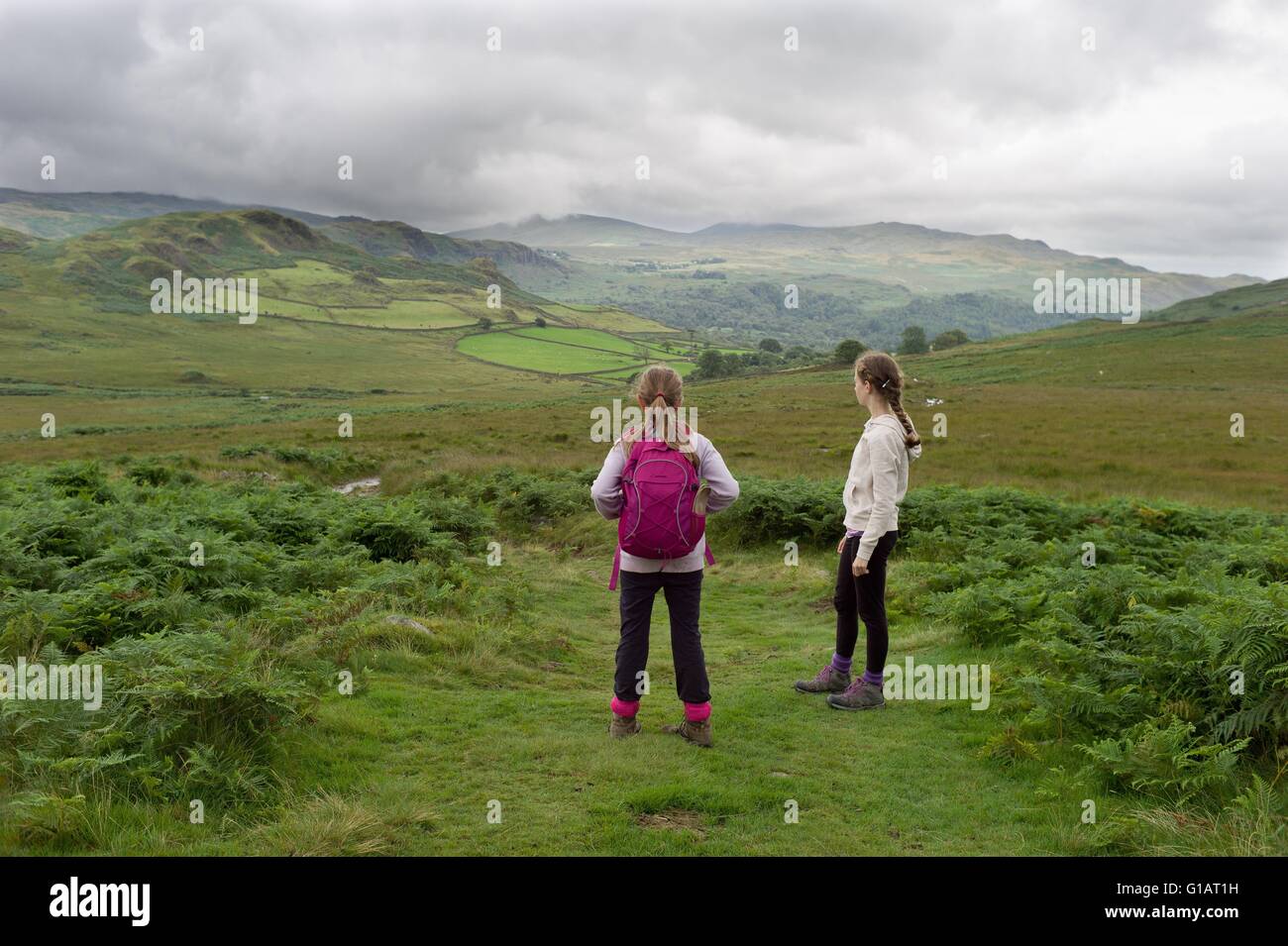 The walk from Boot to Burnmoor tarn in Eskdale Cumbria Stock Photo - Alamy