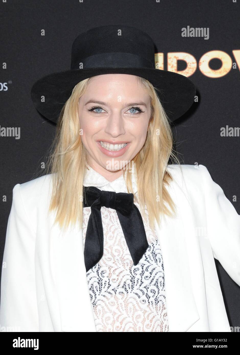 Los Angeles, CA, USA. 11th May, 2016. ZZ Ward at arrivals for SUNDOWN ...