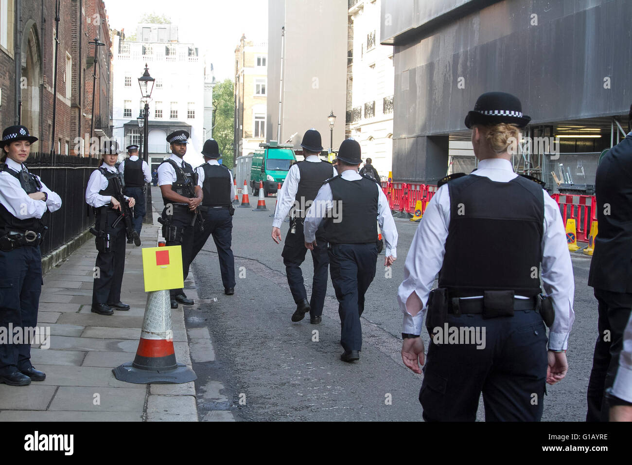 London, UK. 12th May, 2016. Large police presence as London hosts the ...