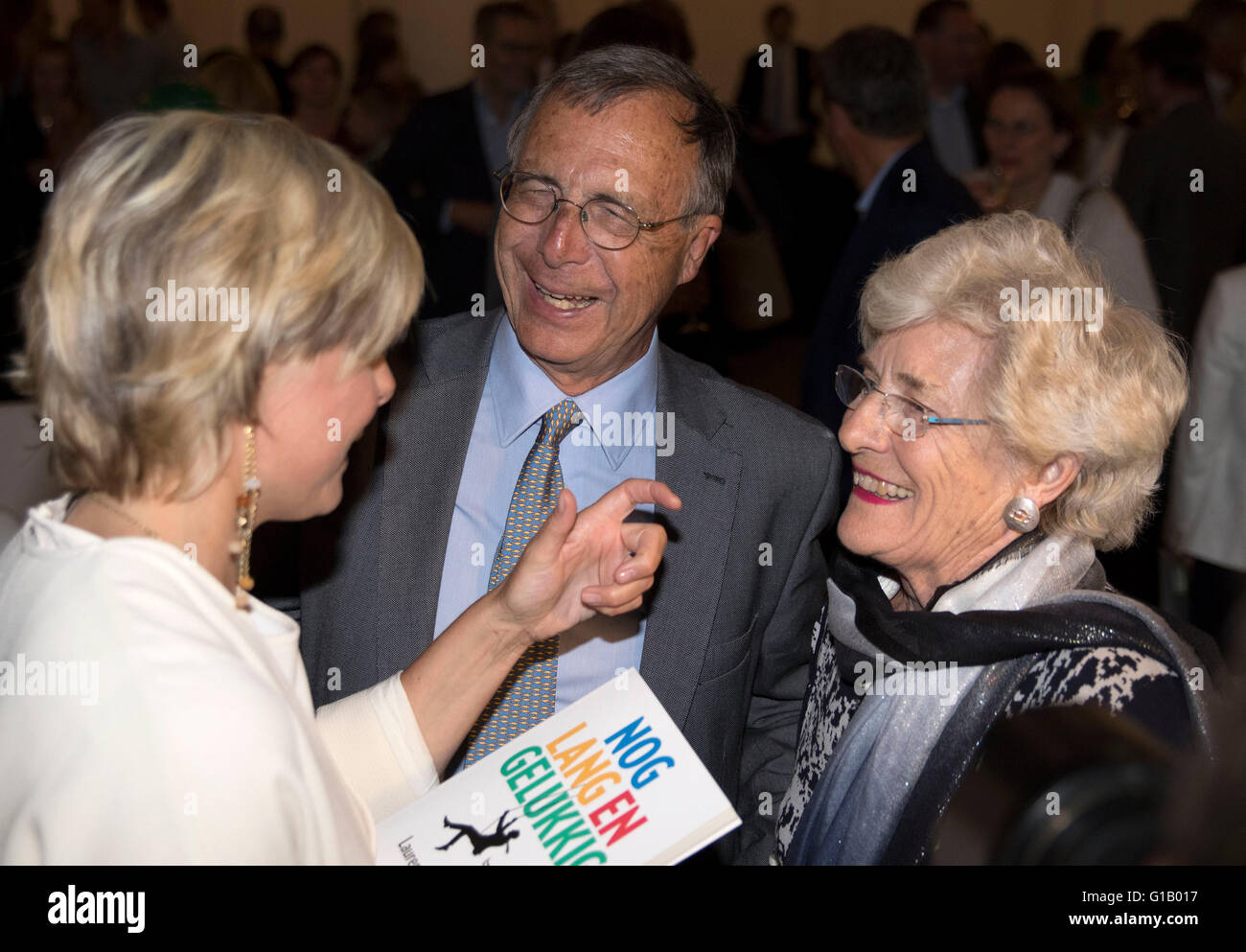 Amsterdam, 11-05-2016 Princess Laurentien with her parents Laurens Jan ...
