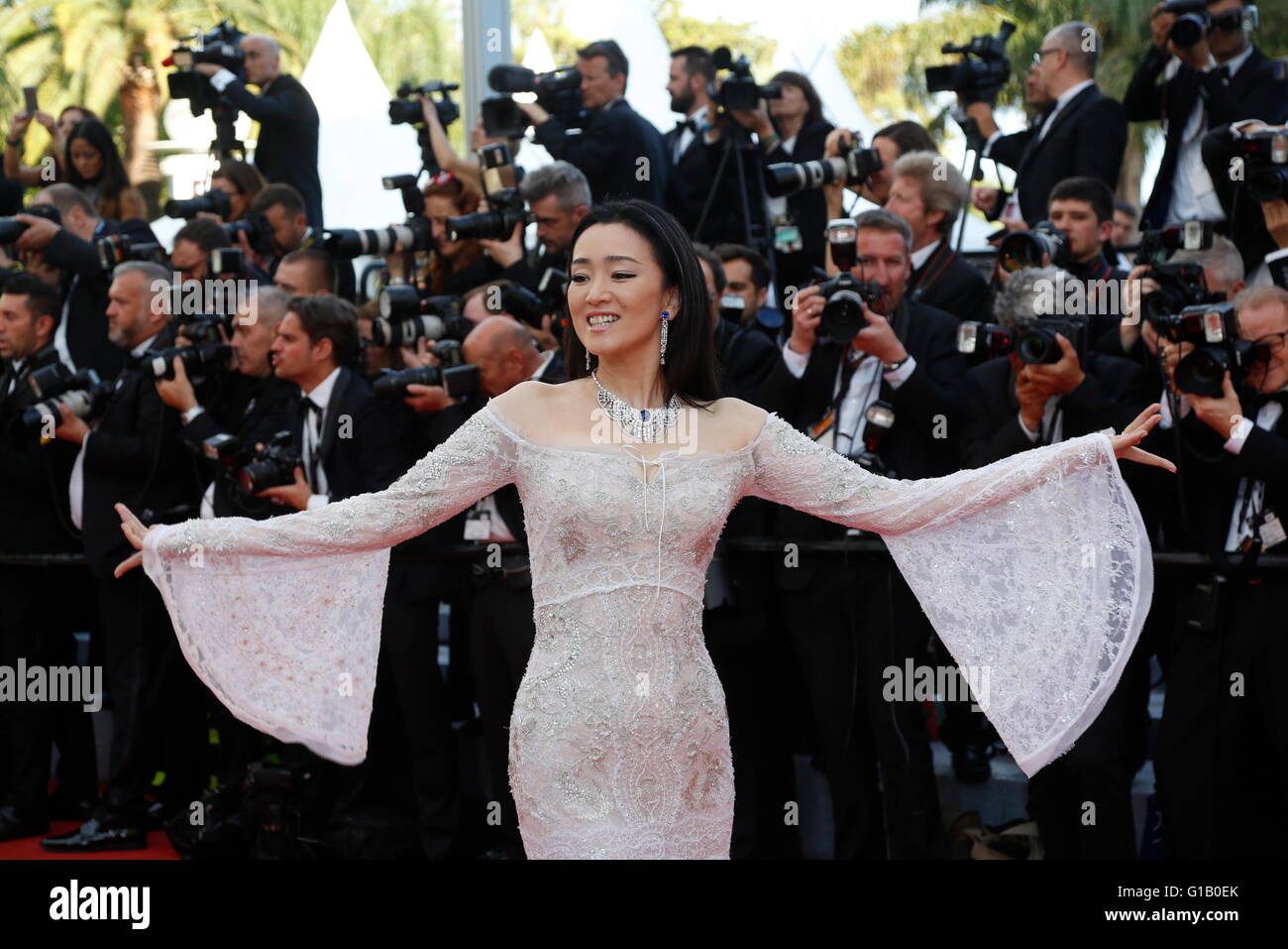Cannes, France. 11th May, 2016. Actress Gong Li attends the world ...