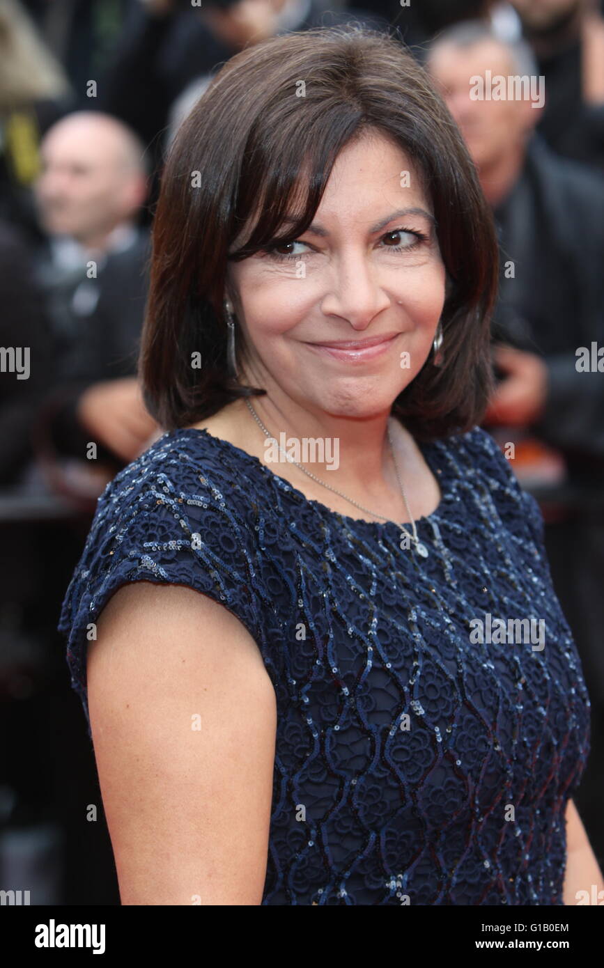 Cannes, France. 11th May, 2016. Paris Mayor Anne Hidalgo attends the ...