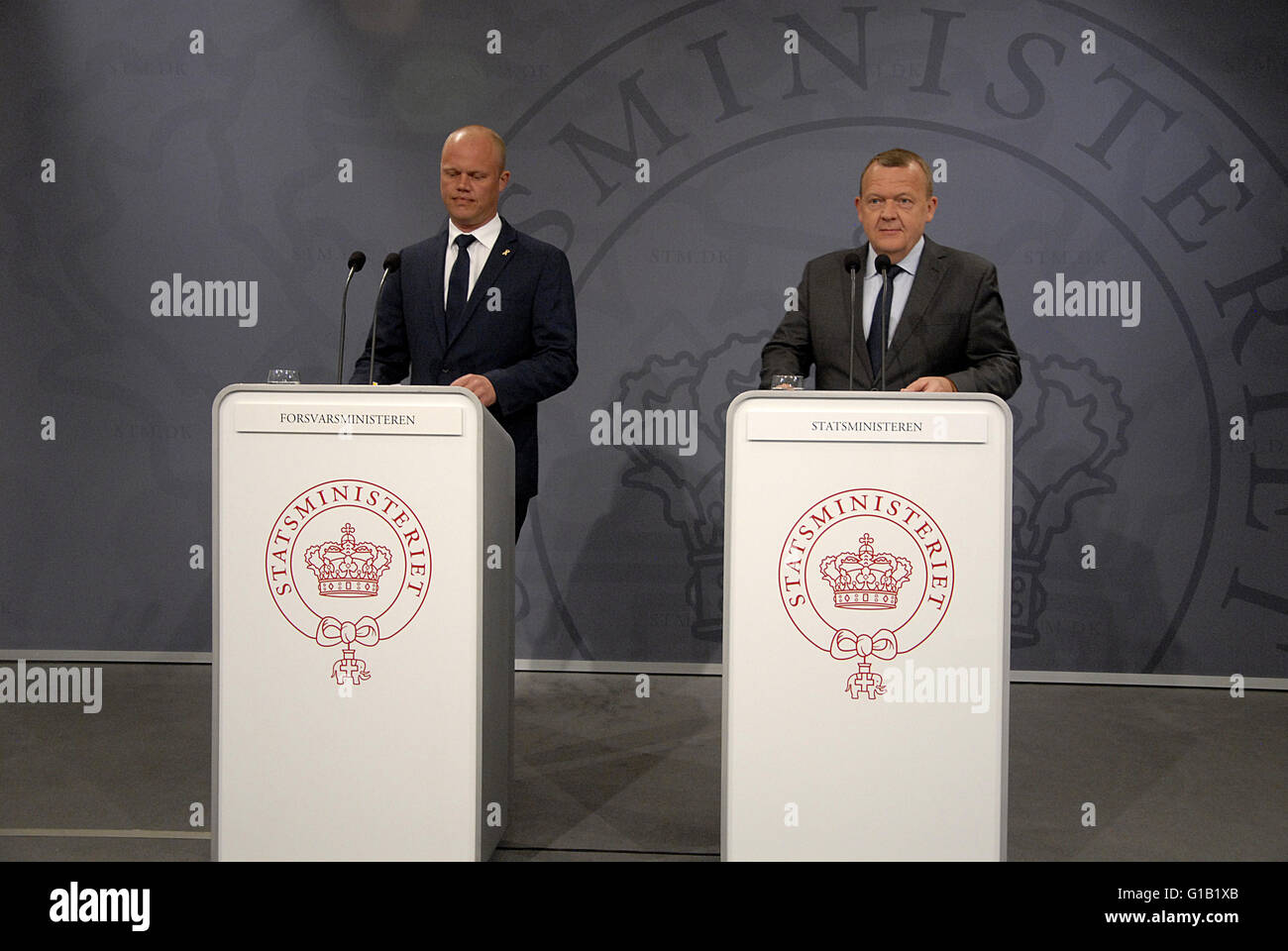 Copenhagen, Denmark. 12th May, 2016.Danish prime minister Lars Lokke ...