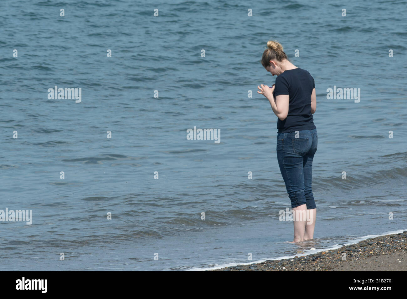 Water lapping at your feet hi-res stock photography and images - Alamy