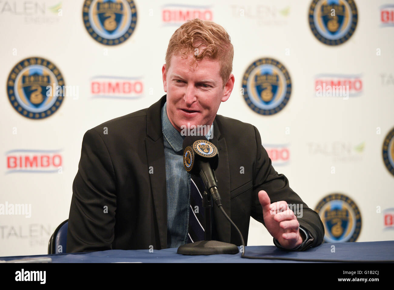 May 11, 2016 - Chester, Pennsylvania, U.S - Philadelphia Union's Head ...