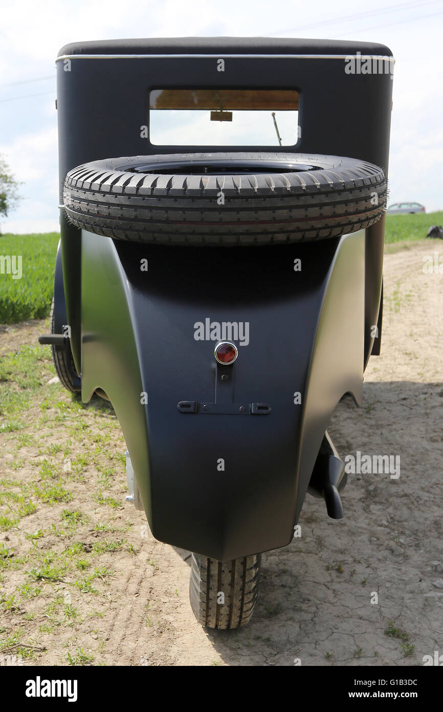 Replica of the pre-war vehicle Tatra 49, made in renovation company ...