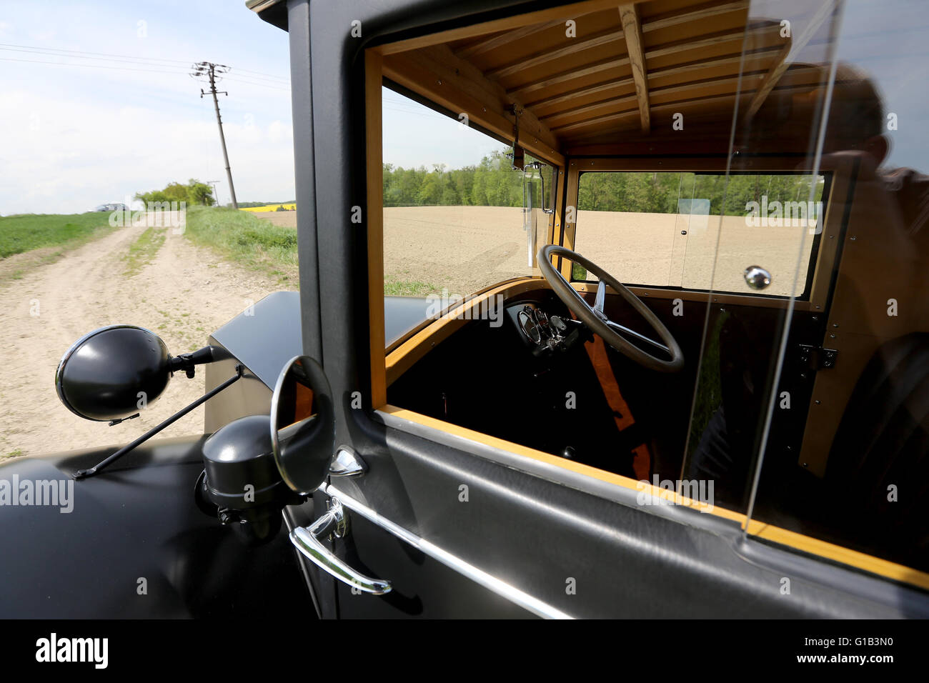 Replica of the pre-war vehicle Tatra 49, made in renovation company ...