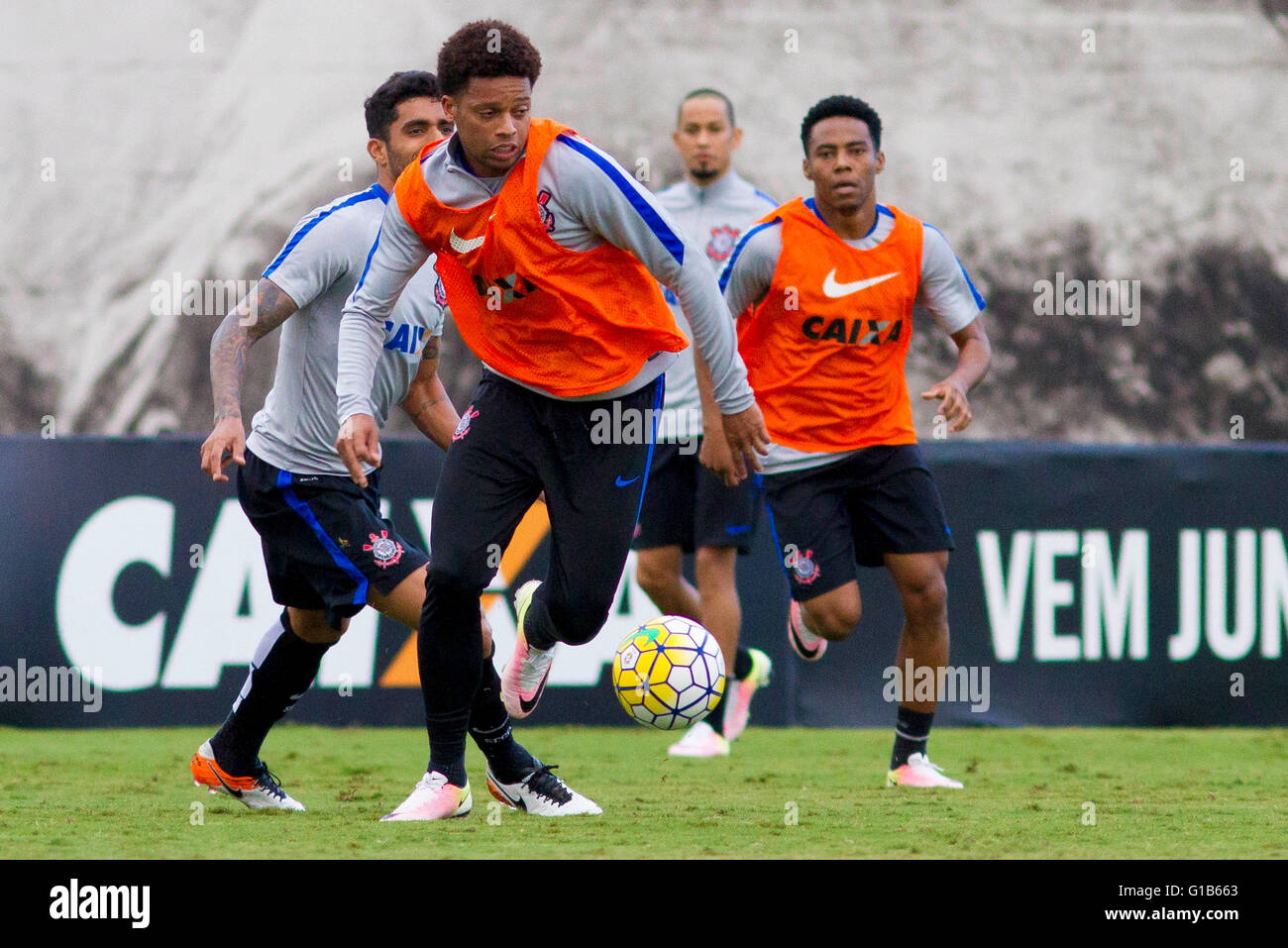 SAO PAULO, Brazil - 05/12/2016: TRAINING CORINTHIANS - Andr? during ...