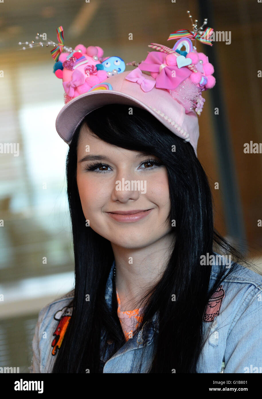 Stockholm, Sweden. 12th May, 2016. German singer Jamie-Lee Kriewitz in ...