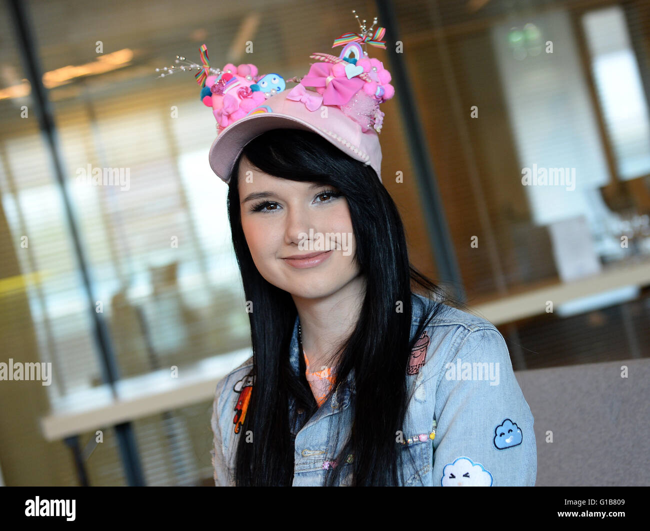 German singer Jamie-Lee Kriewitz in an interview with dpa in Stockholm ...