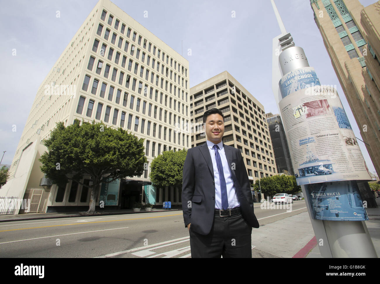 Los Angeles, California, USA. 6th Apr, 2016. Garrett Lee of Jamison ...