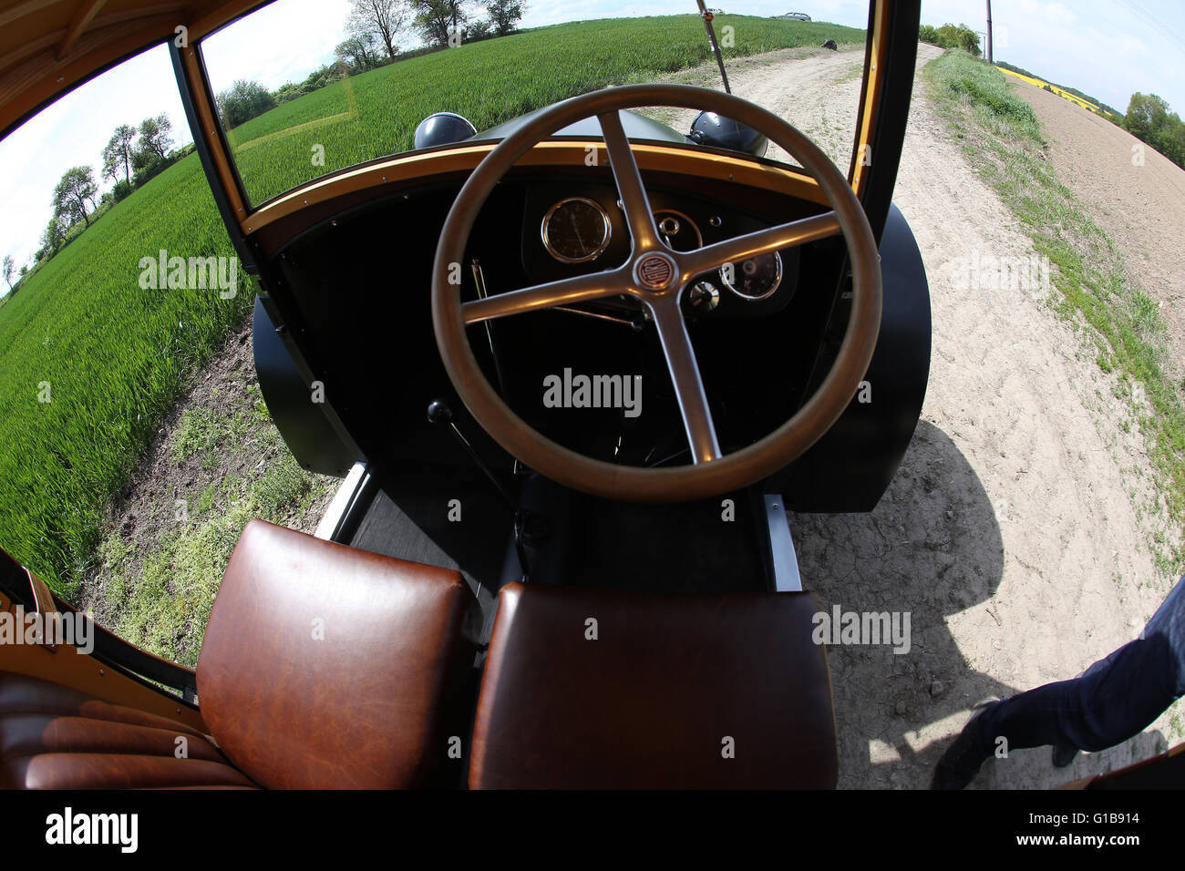 Replica of the pre-war vehicle Tatra 49, made in renovation company ...