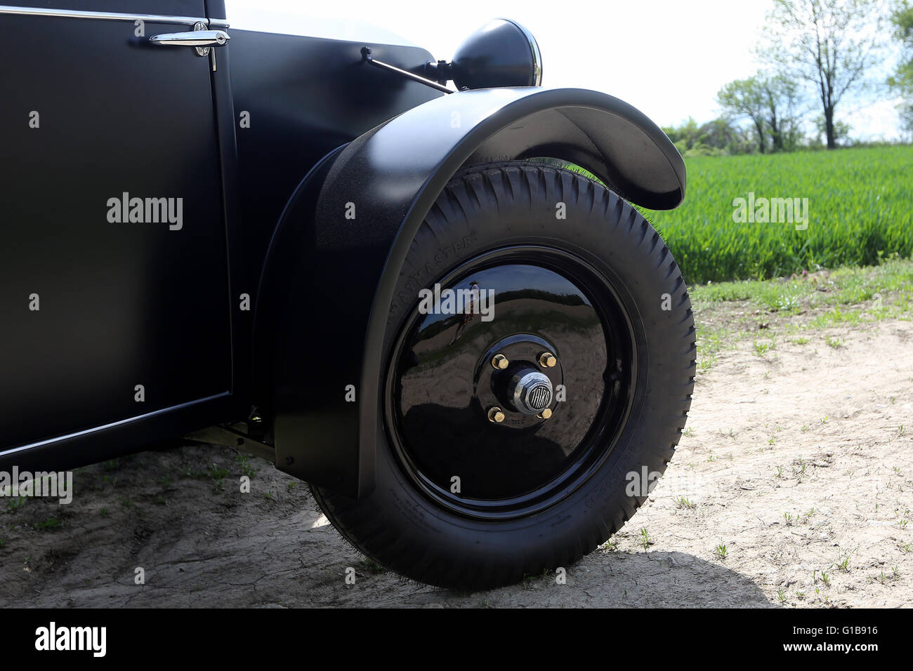Replica of the pre-war vehicle Tatra 49, made in renovation company ...