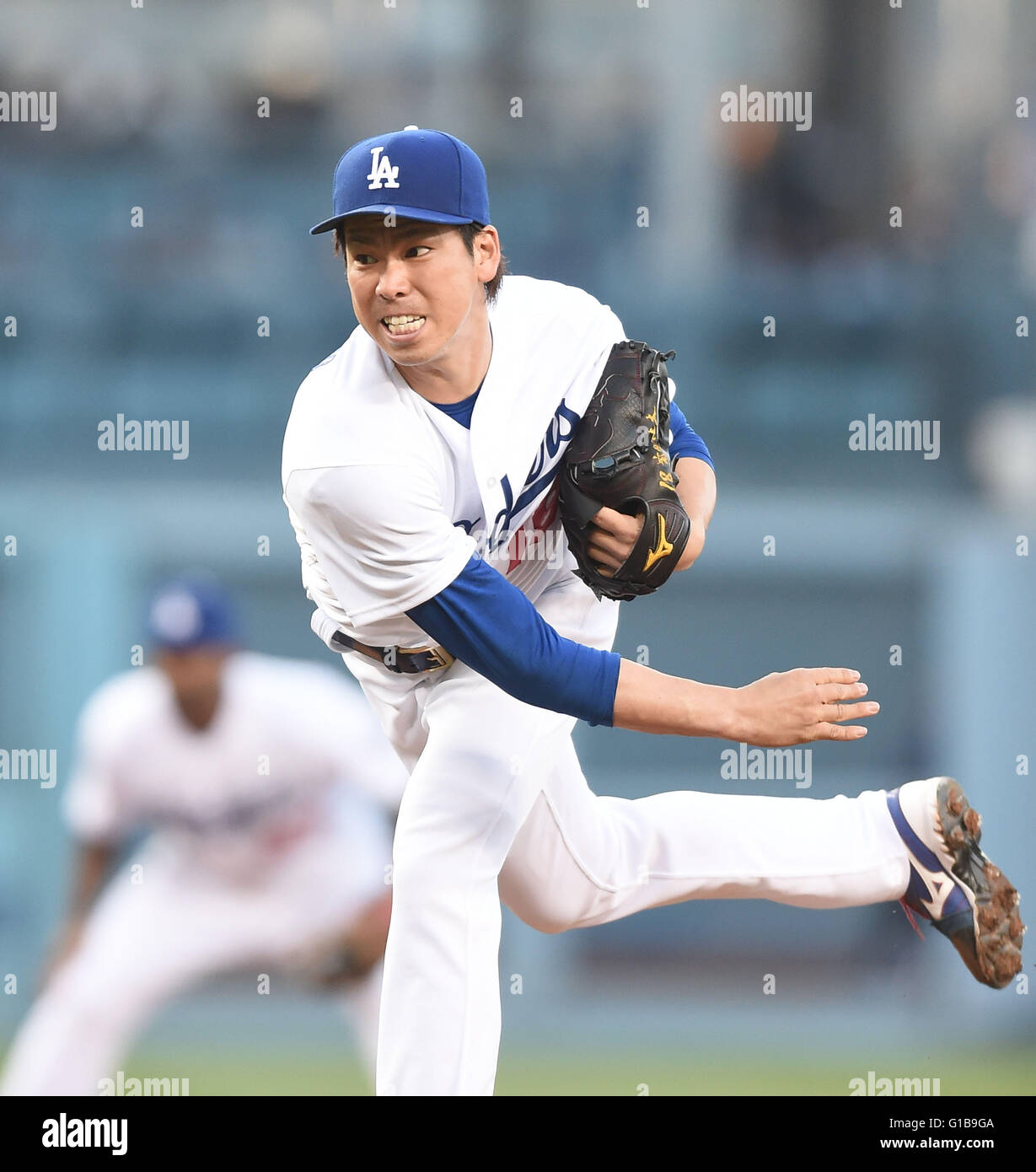 Los Angeles, California, USA. 11th May, 2016. Kenta Maeda (Dodgers) MLB ...