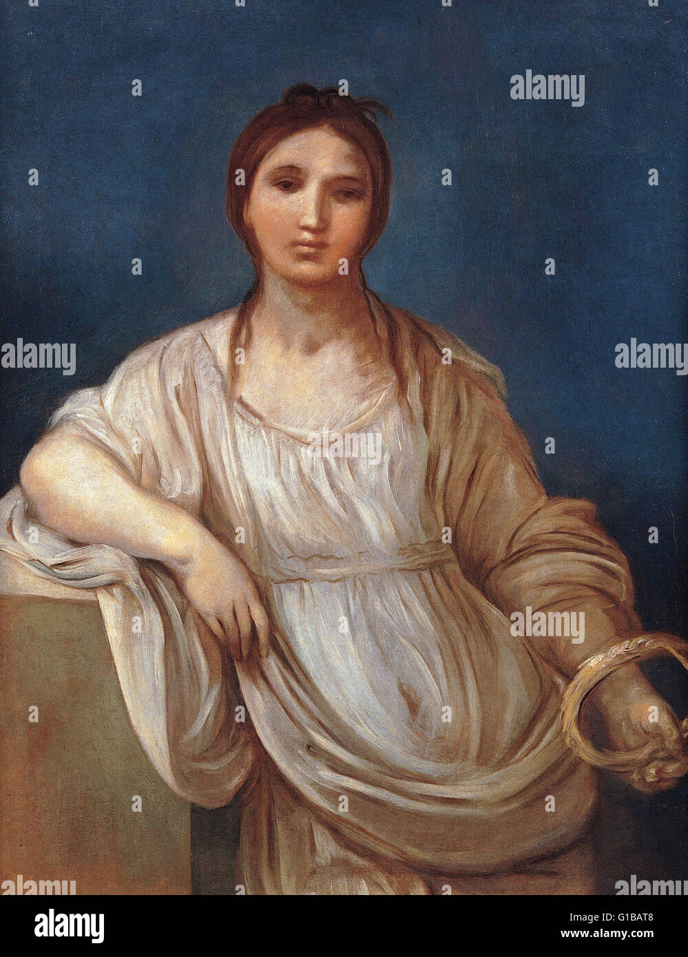 Guido Reni - Portrait of girl with a crown - Musei Capitolini Roma ...