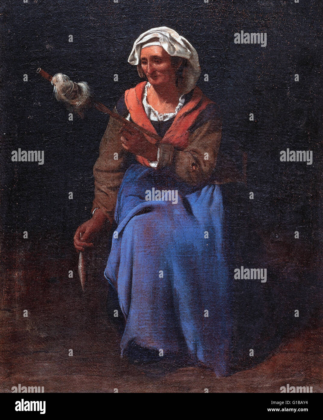 Michael Sweerts - Old peasant - Musei Capitolini Roma Stock Photo - Alamy