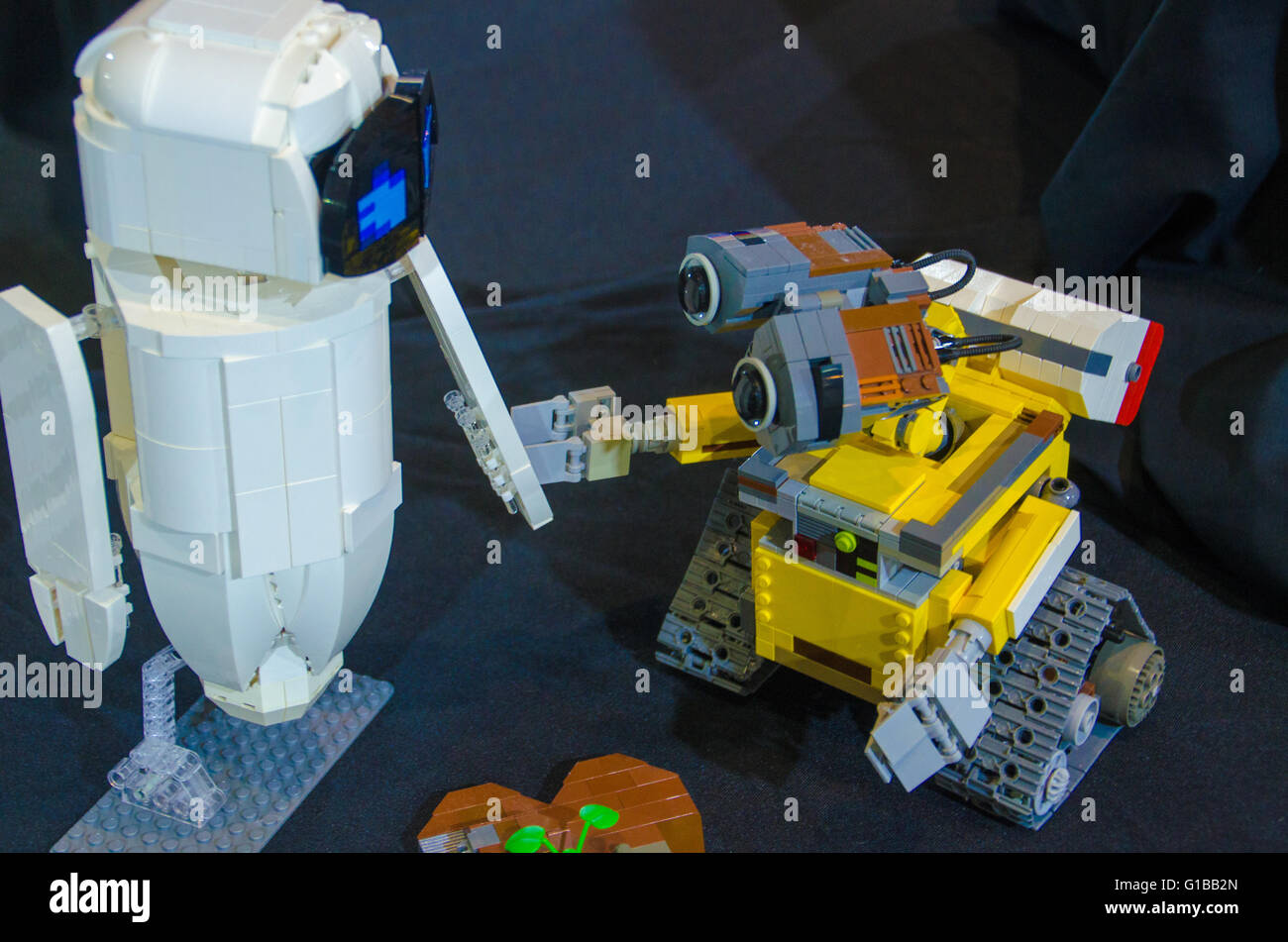 Sydney, Australia - 2nd October 2015: The Sydney Brick Show displayed ...