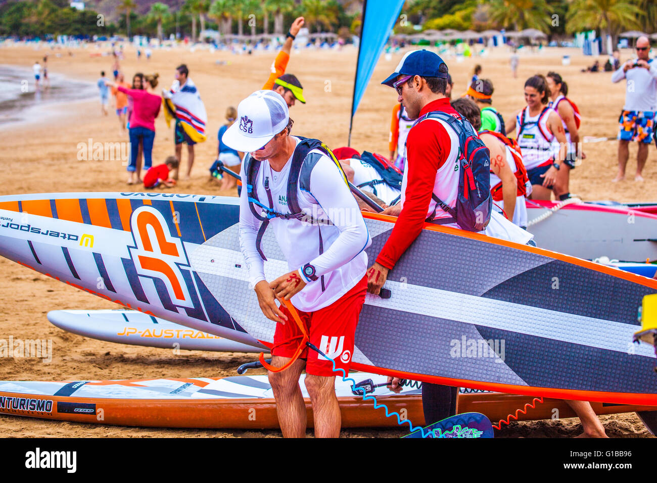 surfer boys ready to start a competition Stock Photo - Alamy