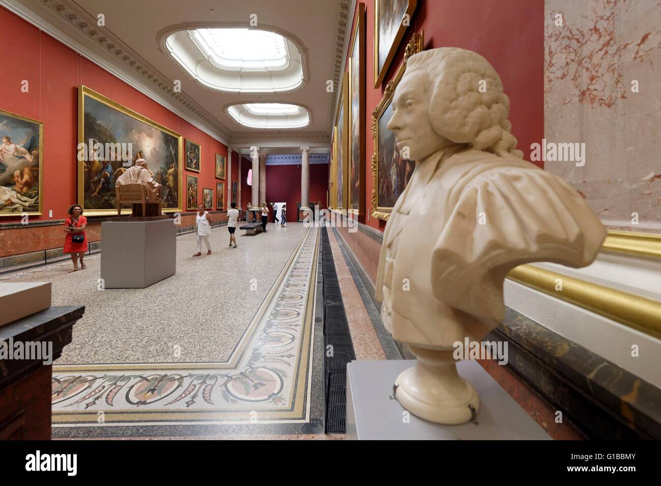 France, Herault, Montpellier, historical center, Fabre Museum, 18th ...