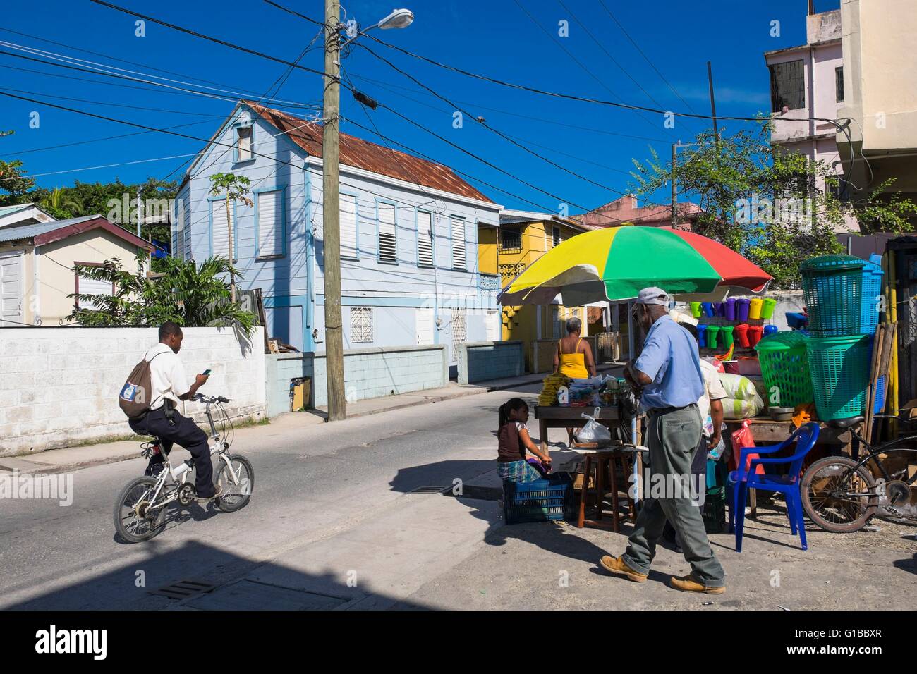 Belize, Belize district, Belize City, Caribbean architecture, typical ...