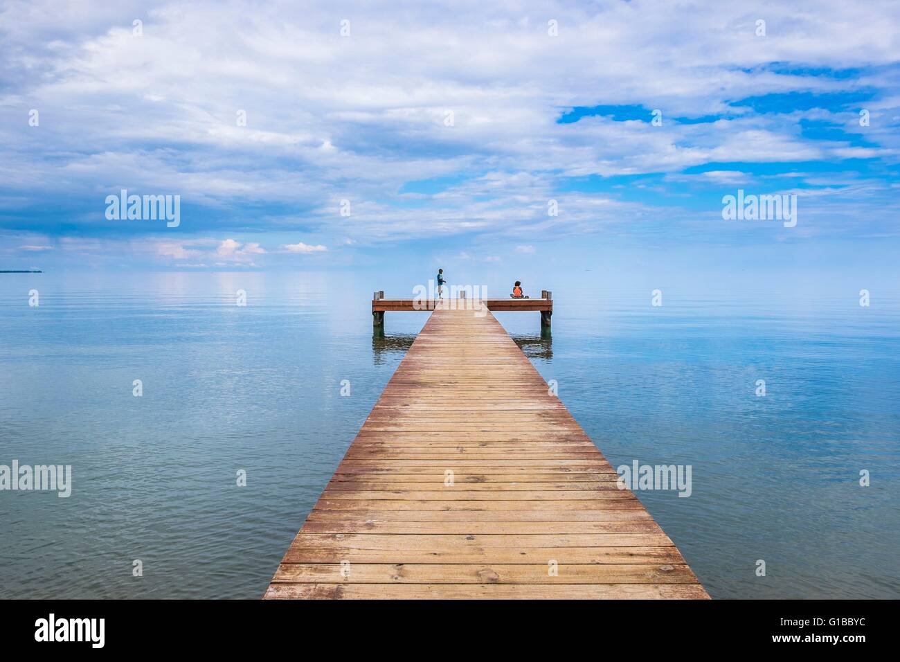 Belize, Stann Creek district, Hopkins, little garifuna fishing village ...