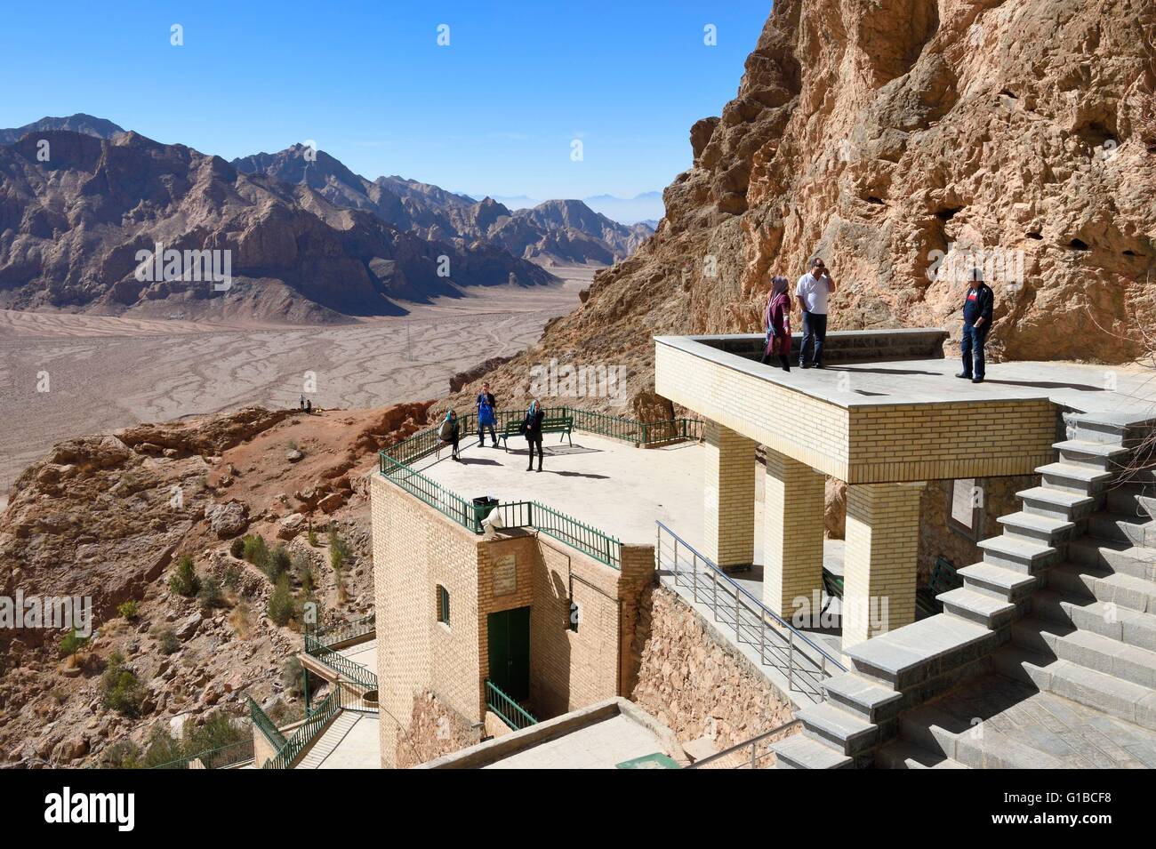 Iran, Yazd province, Chak Chak fire temple home of one of the most ...