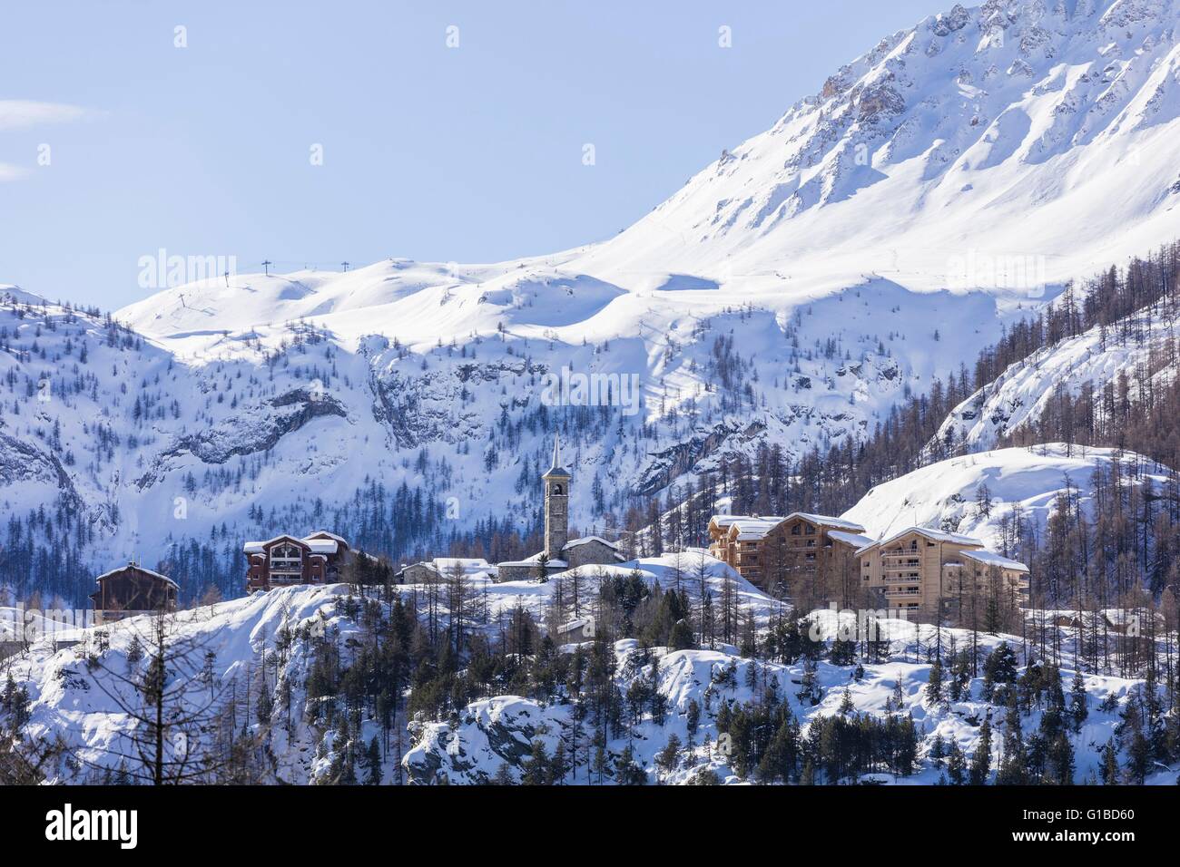 France, Savoie, Tignes, Tignes les Brevieres, Haute-Tarentaise, massif ...