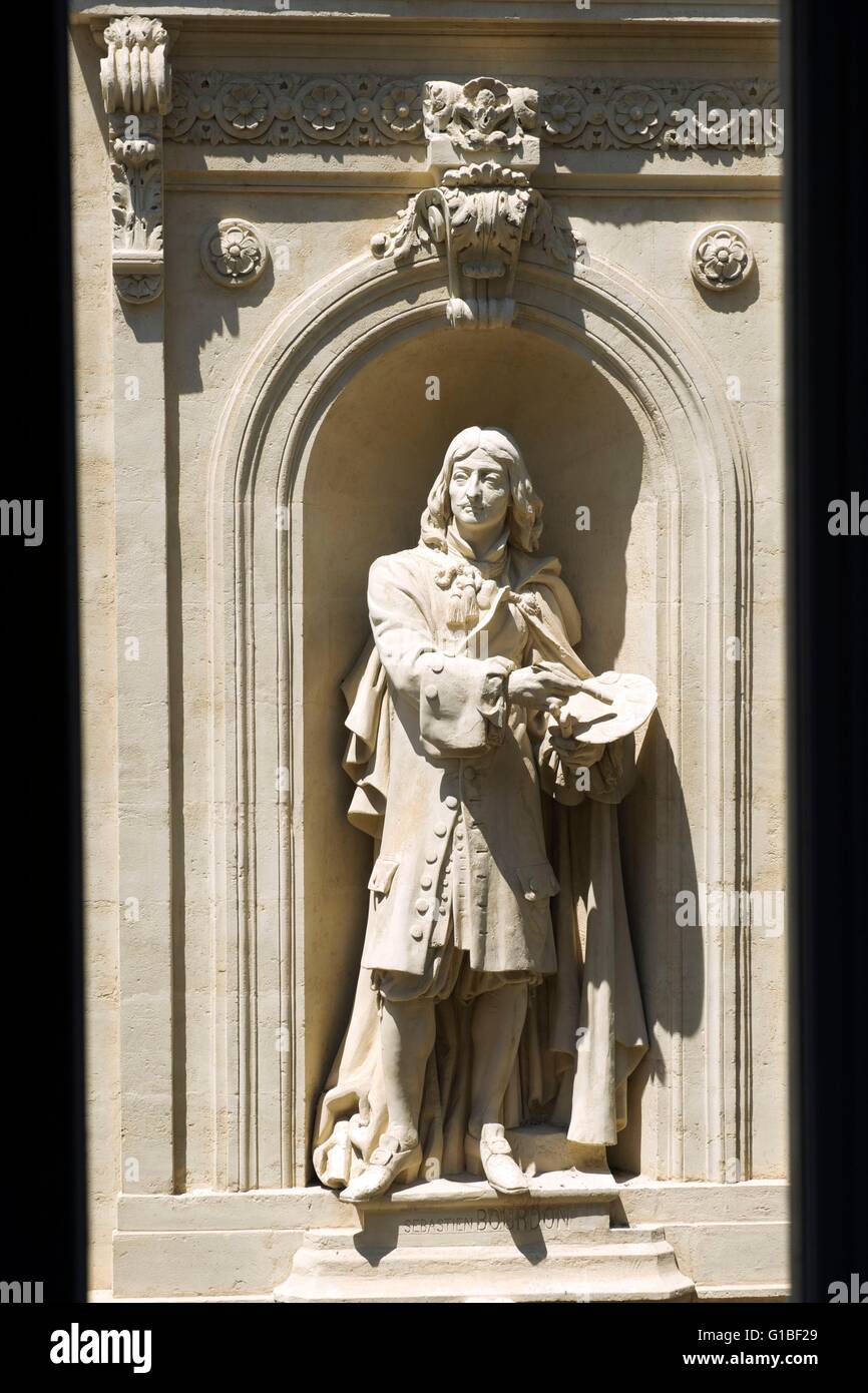 France, Herault, Montpellier, historical center, the Ecusson, Fabre ...