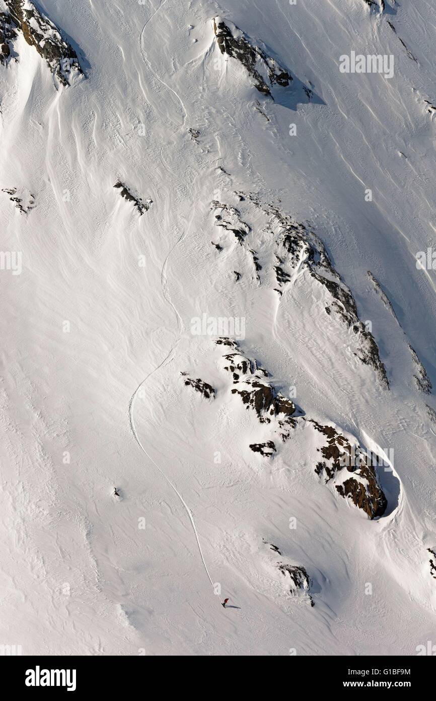 Greenland, Snowboard in Nuuk Fjord Stock Photo - Alamy