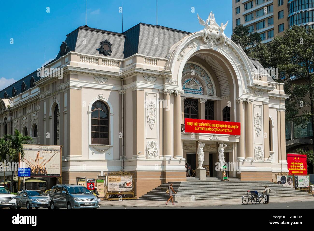 Vietnam, Ho Chi Minh City (Saigon), District 1, the Opera Stock Photo ...
