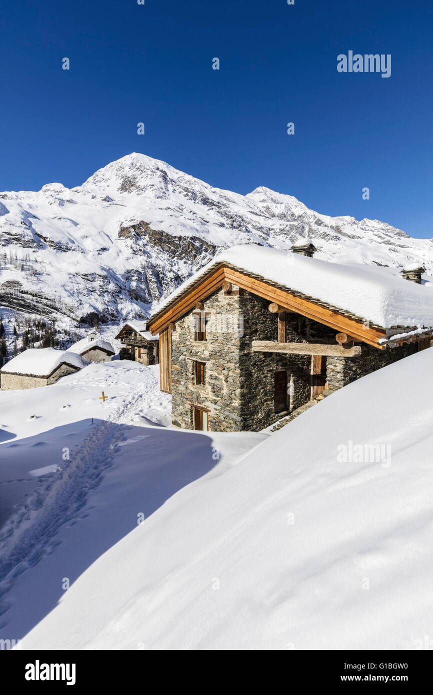 France, Savoie, Tignes, Le Villaret des Brevieres, Haute-Tarentaise ...