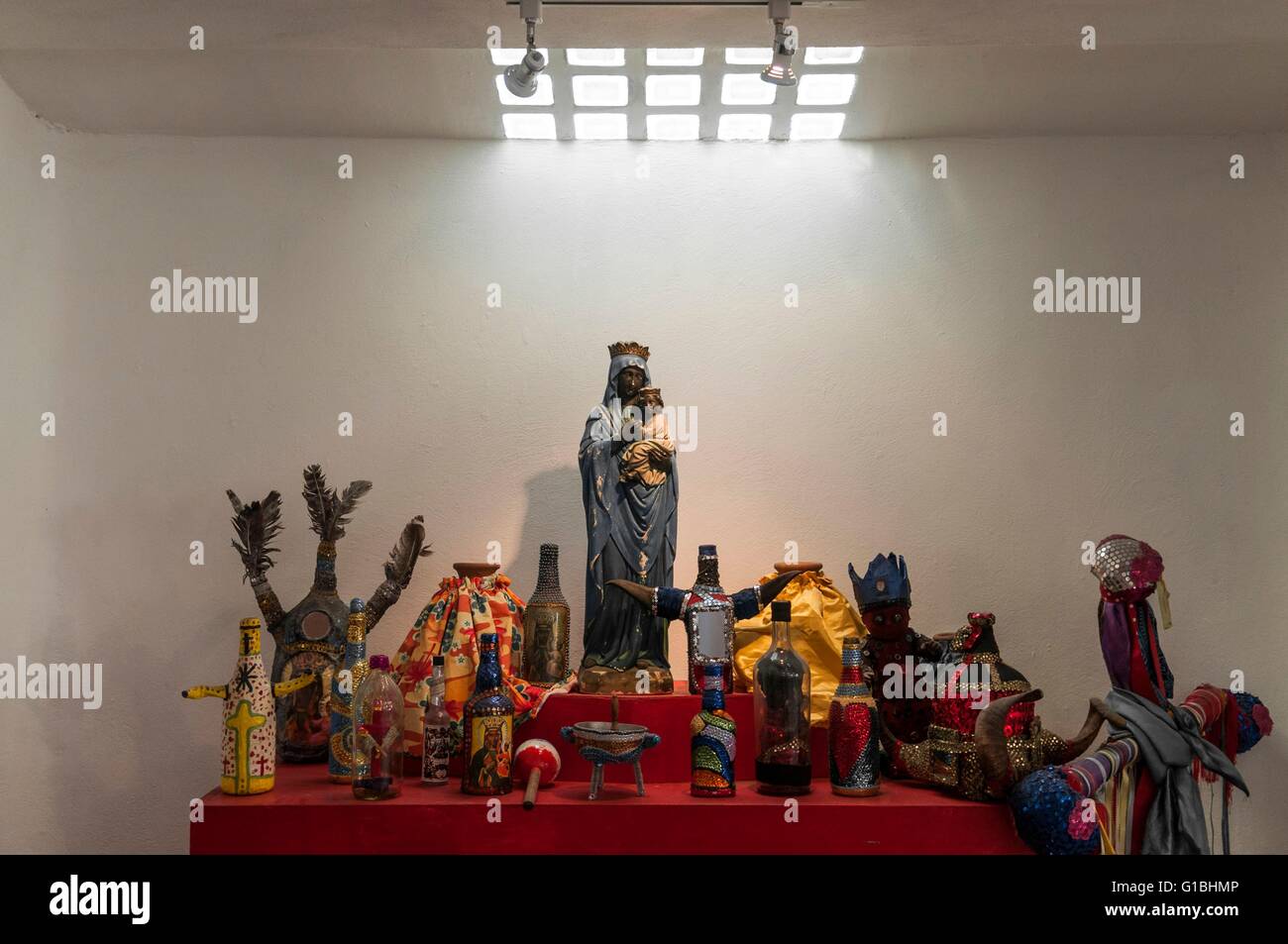 Haiti, Port au Prince, ethnologic and voodoo museum Stock Photo - Alamy