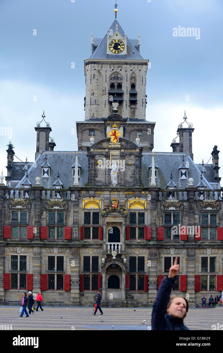 Netherlands, Holland, Delft, Town Hall Stock Photo - Alamy