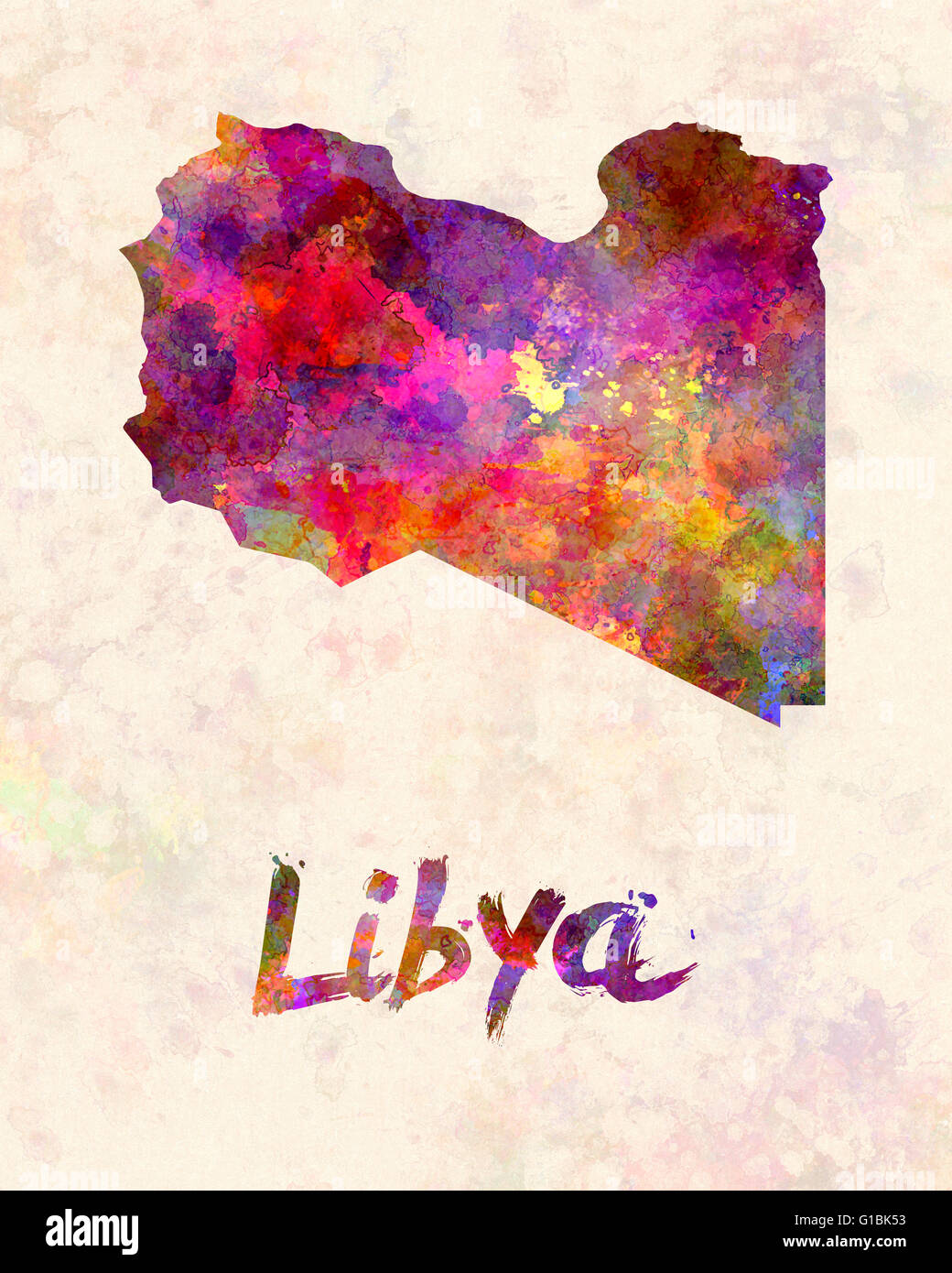 Libya illustration hi-res stock photography and images - Alamy