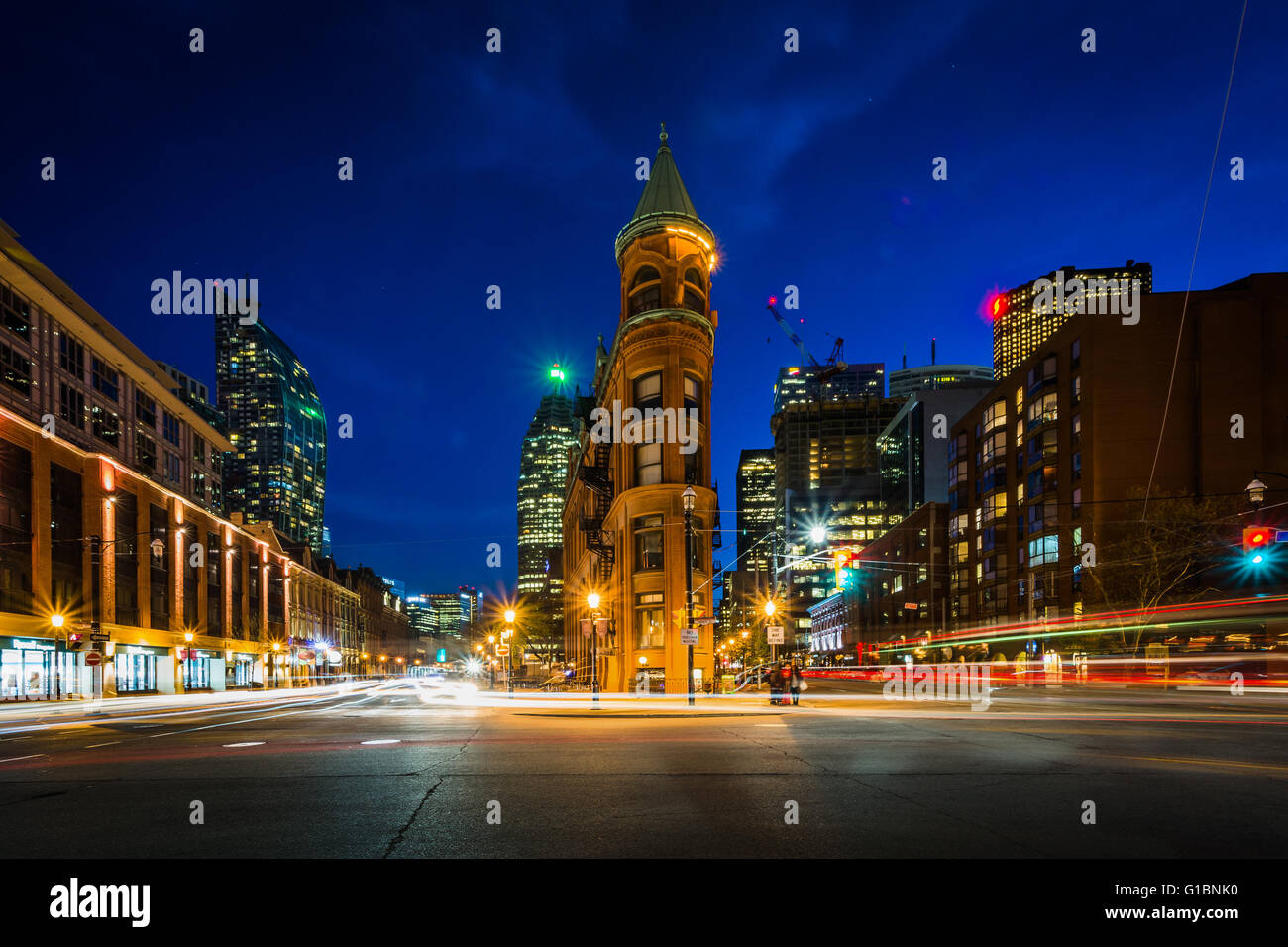 The Gooderham Building at night, in Toronto, Ontario Stock Photo - Alamy