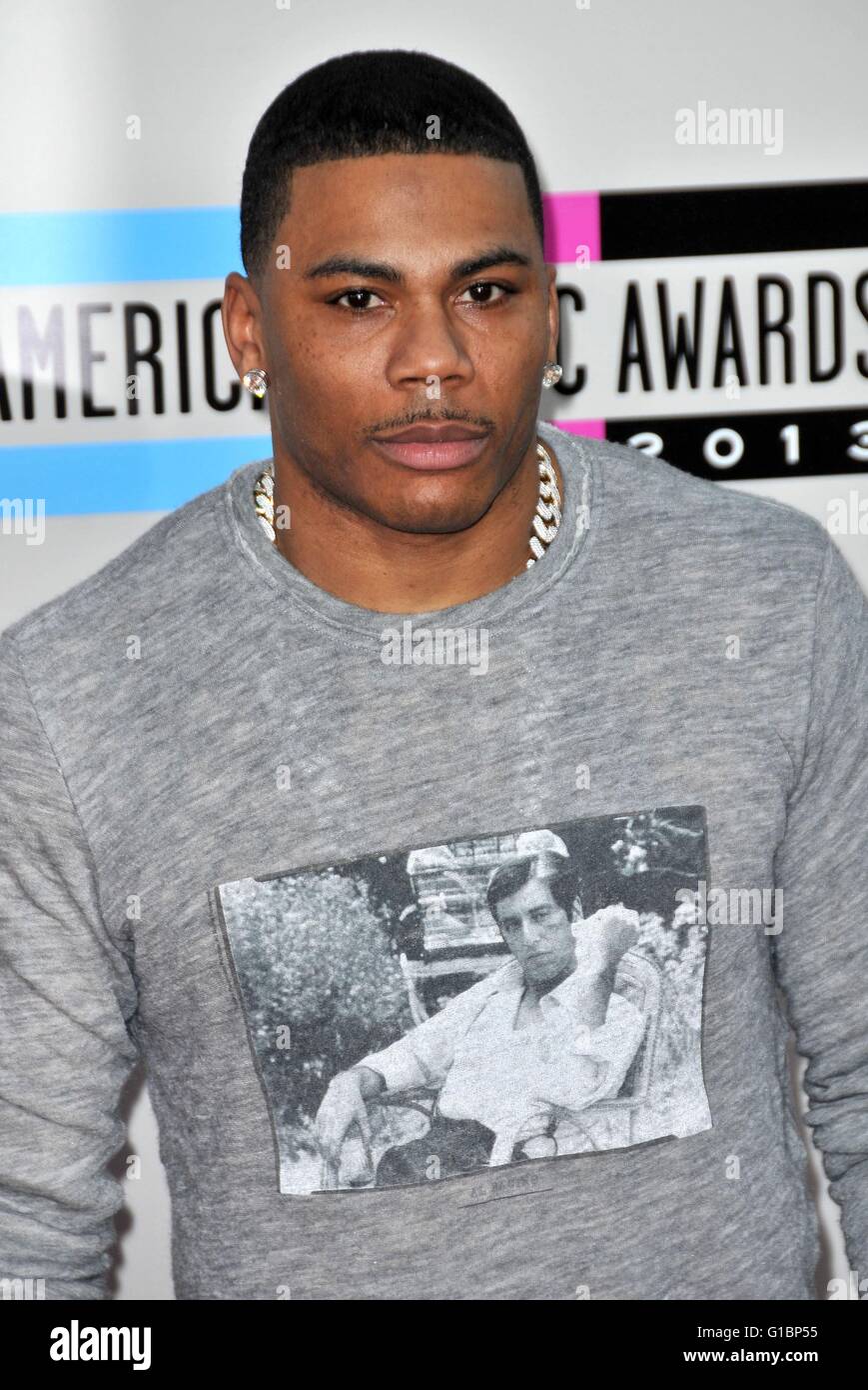Los Angeles, CA. USA. Nelly at the 2013 American Music Awards, at Nokia ...