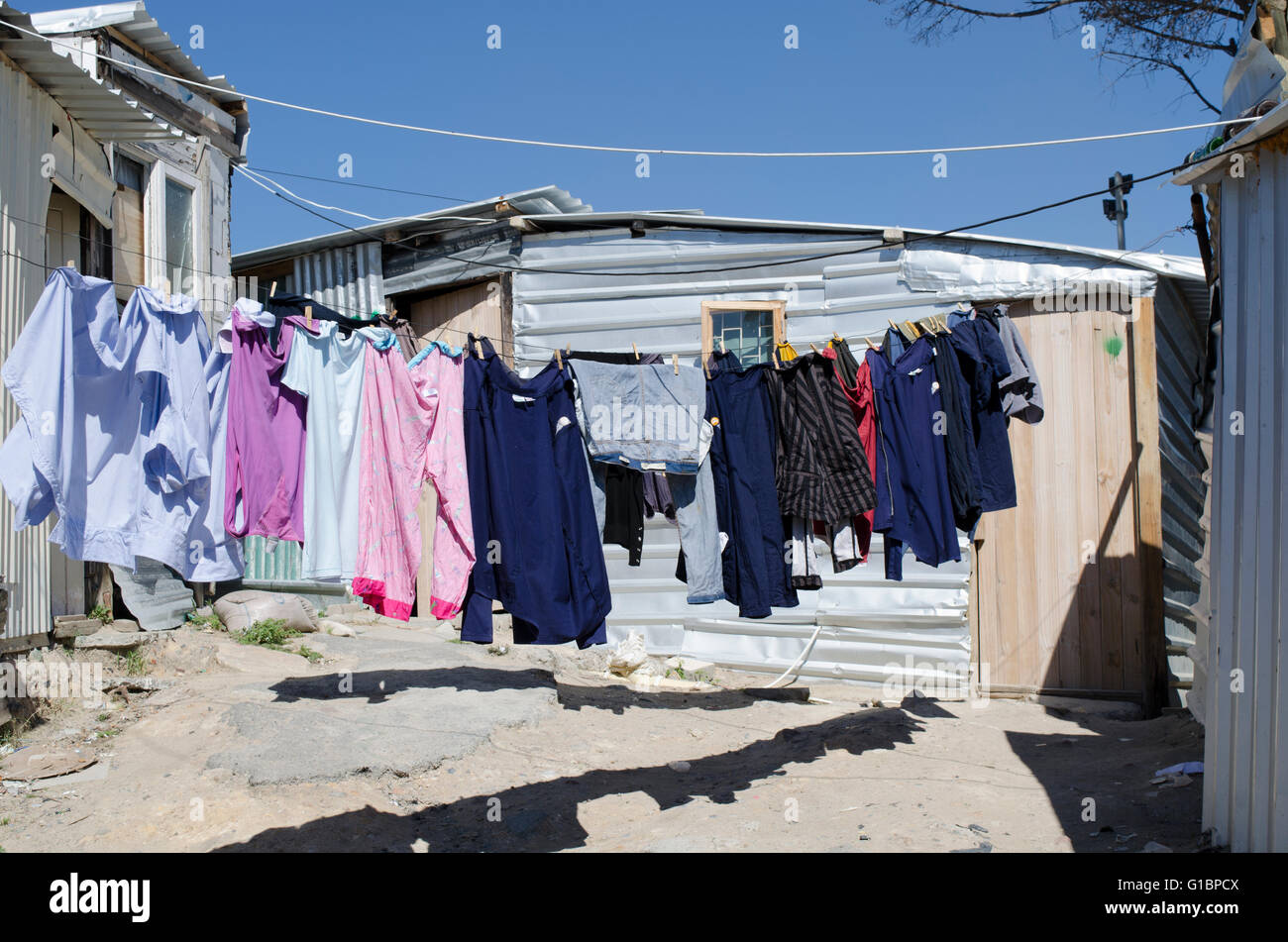 IMIZAMO YETHU TOWNSHIP WESTERN CAPE SOUTH AFRICA. A general view of the ...
