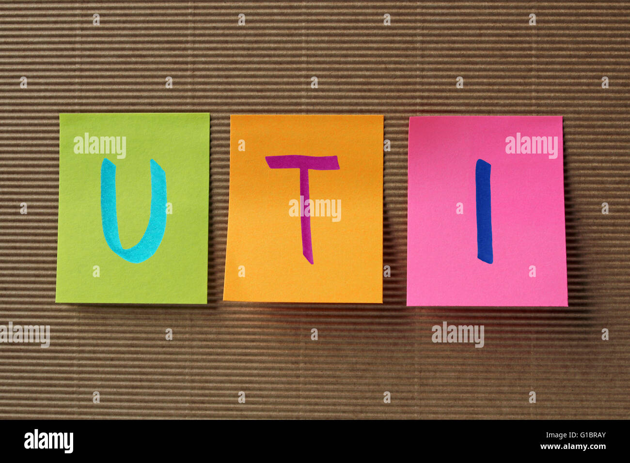 BPD (Borderline Personality Disorder) acronym on colorful sticky notes ...