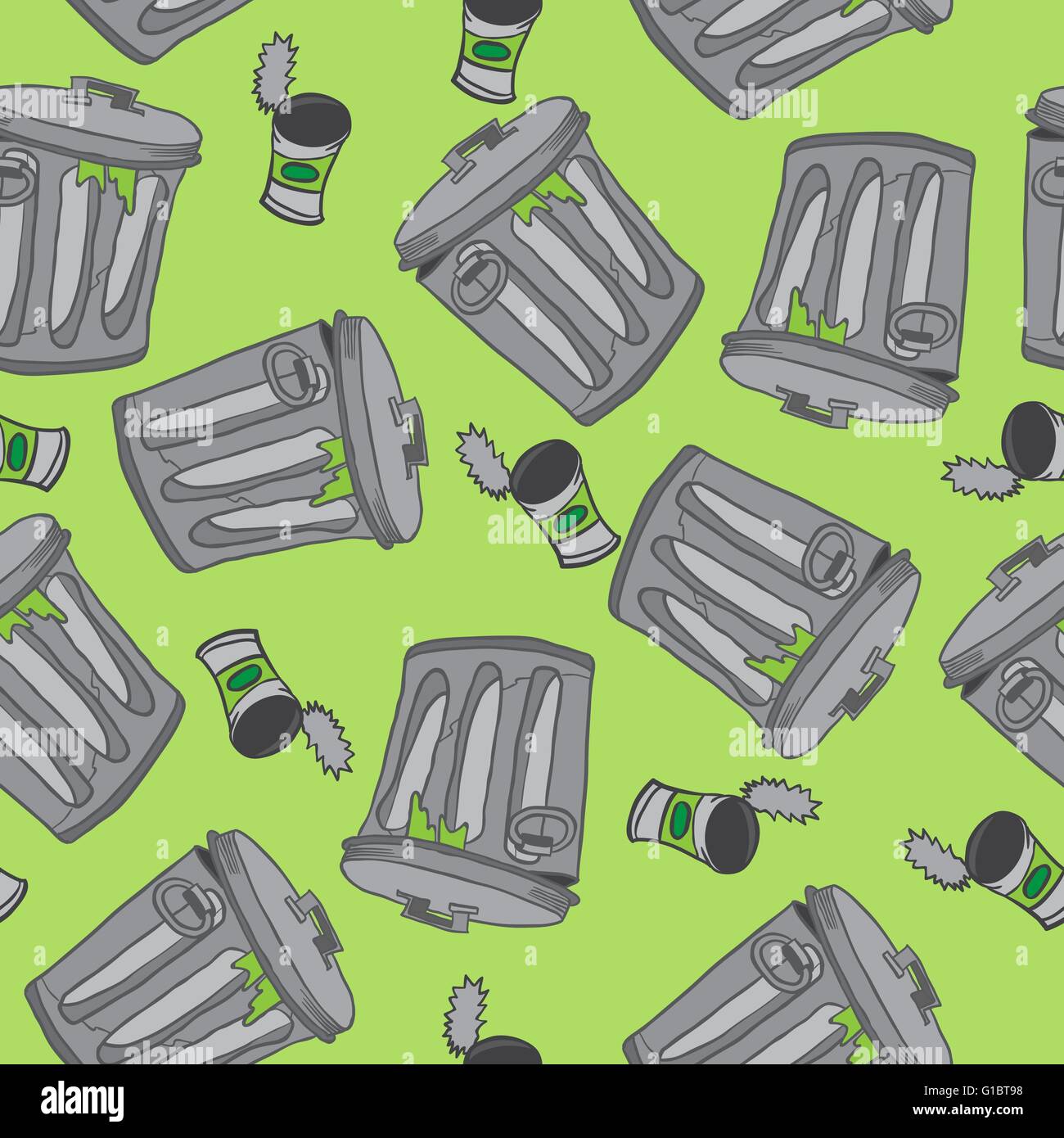 Decaying garbage Stock Vector Images - Alamy