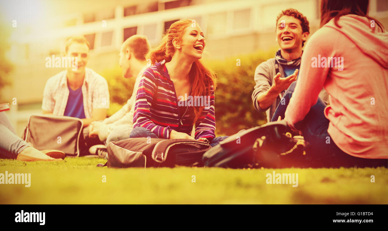 Bag sitting in grass hi-res stock photography and images - Alamy