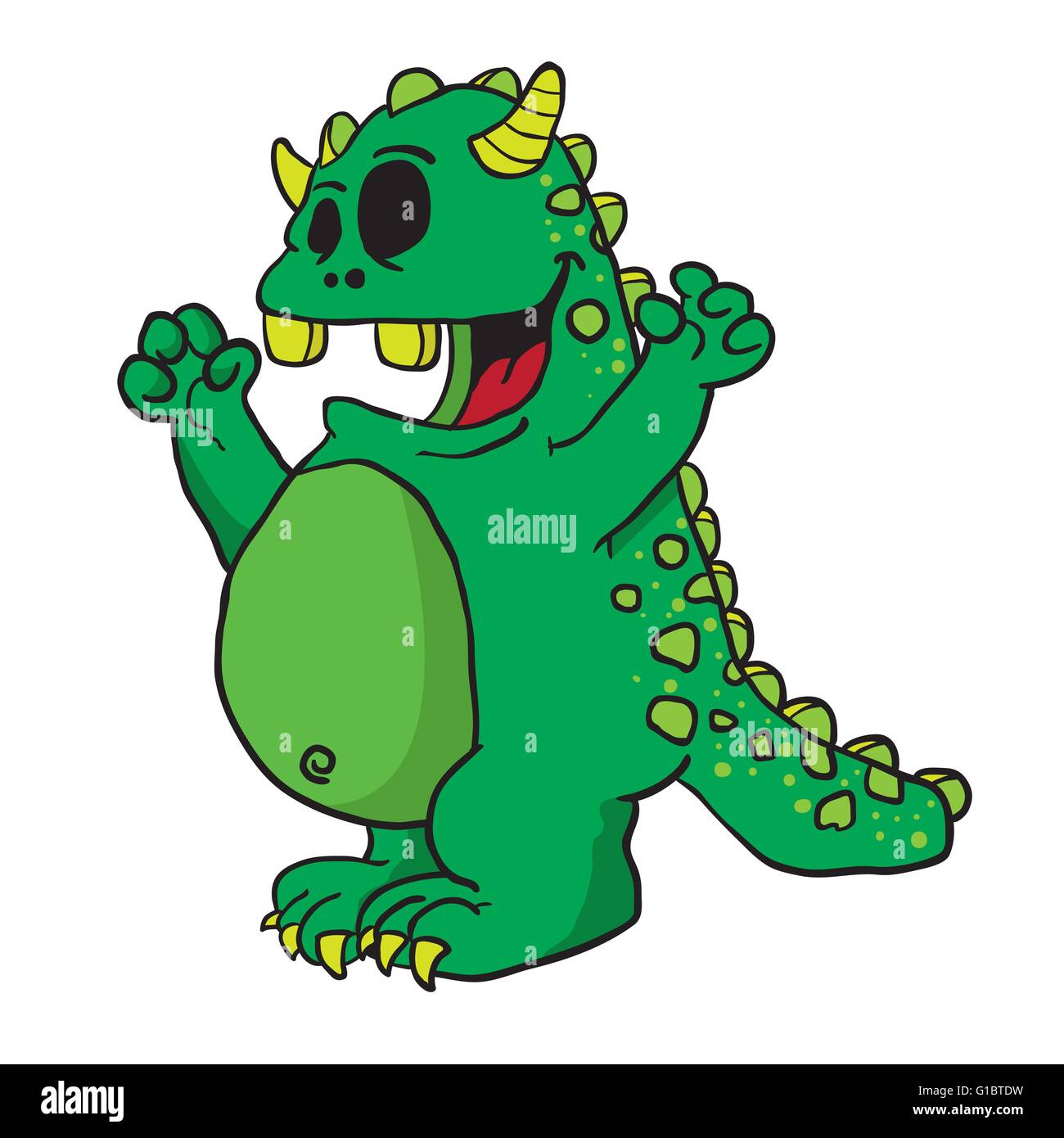 Green monster Stock Vector Images - Alamy
