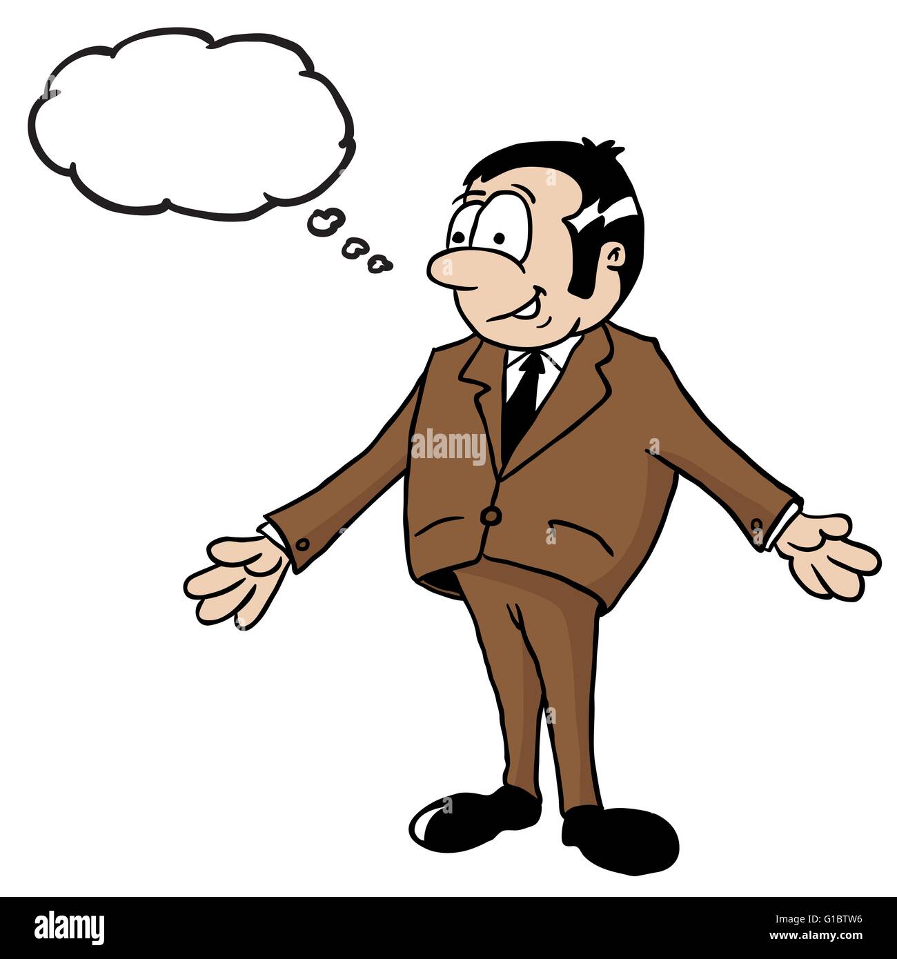 Success bubble man male cartoon hi-res stock photography and images - Alamy