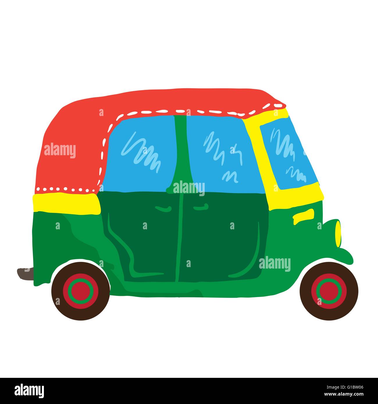 Van cartoon hi-res stock photography and images - Alamy