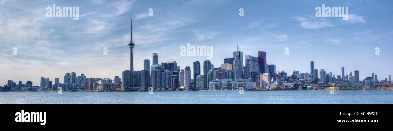 Panoramic view of the skyline of Toronto, Canada Stock Photo - Alamy