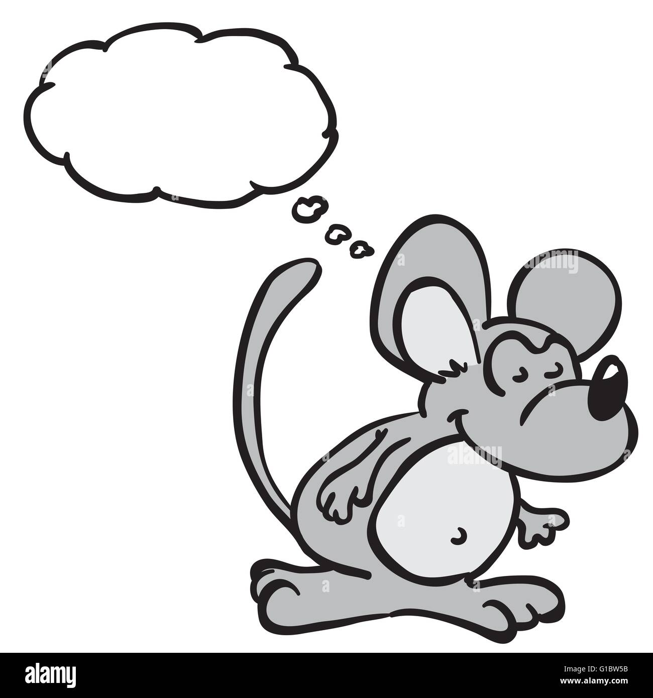 Cartoon mouse bubble hi-res stock photography and images - Alamy