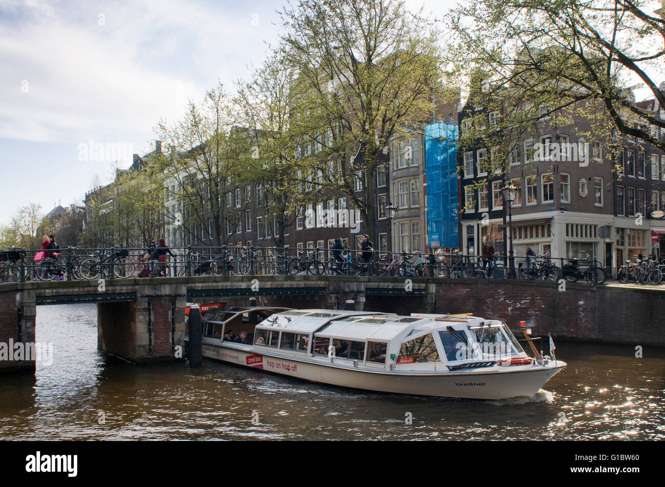 Boat in amsterdam hi-res stock photography and images - Alamy