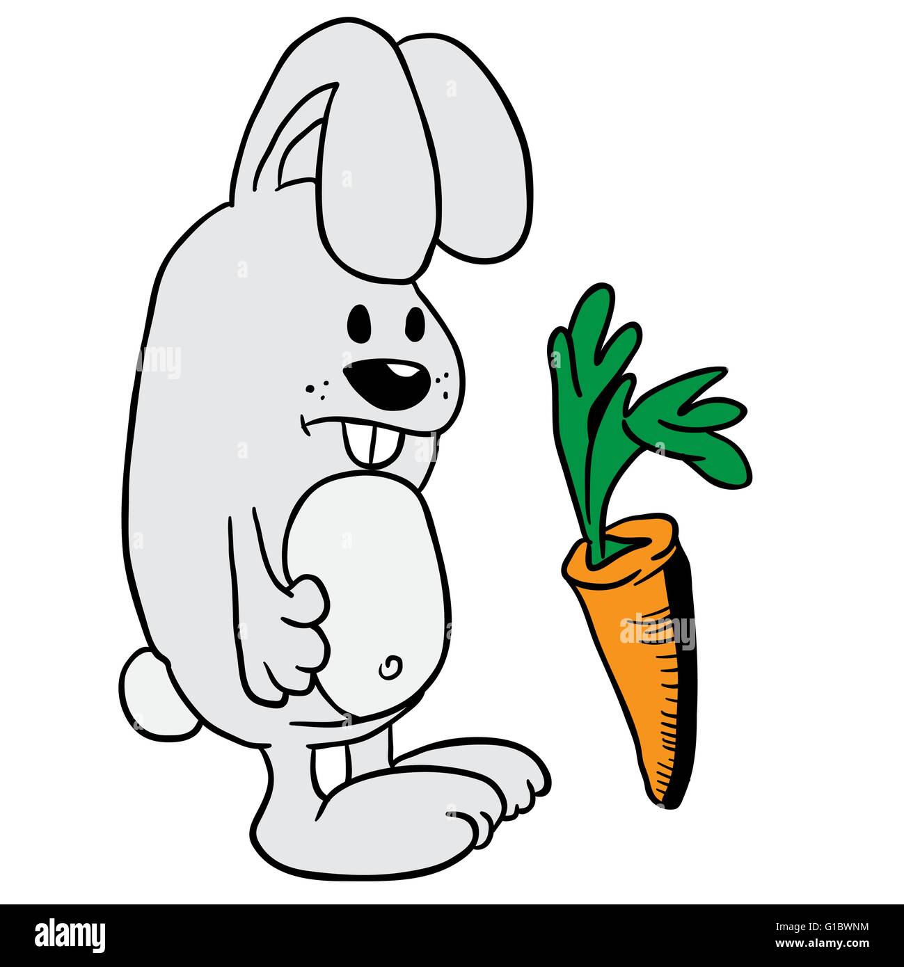 White rabbit teeth Stock Vector Images - Alamy