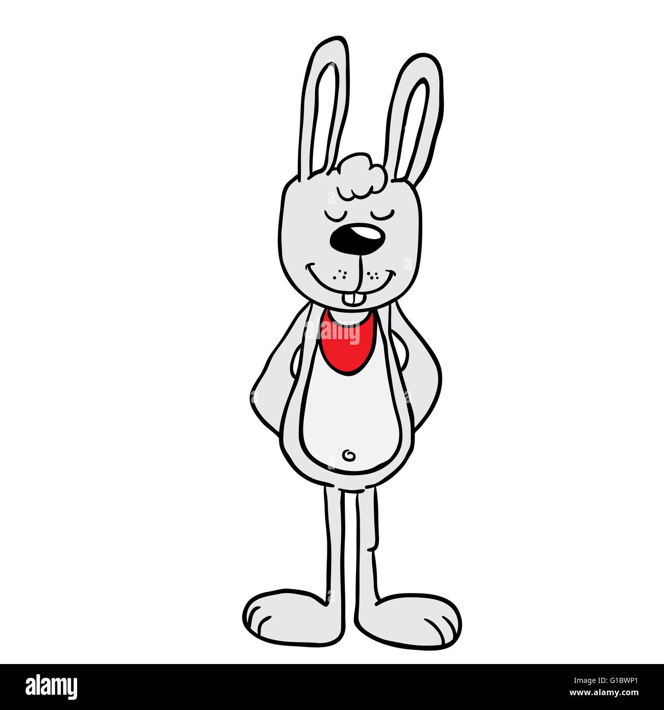 Standing Rabbit Drawing